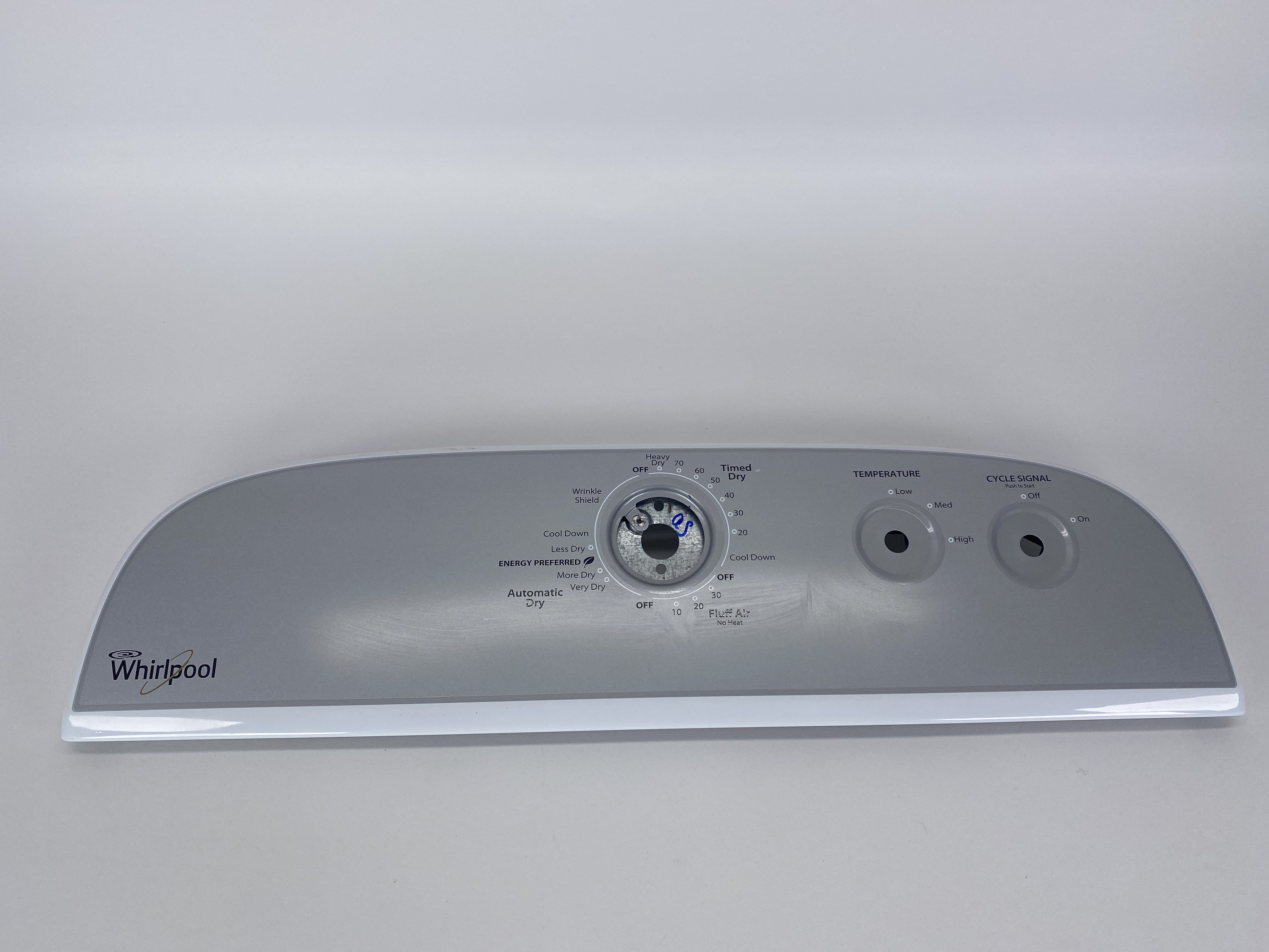 W10860906 | Control panel | Whirlpool | Dryer | Backsplashes / Console ...