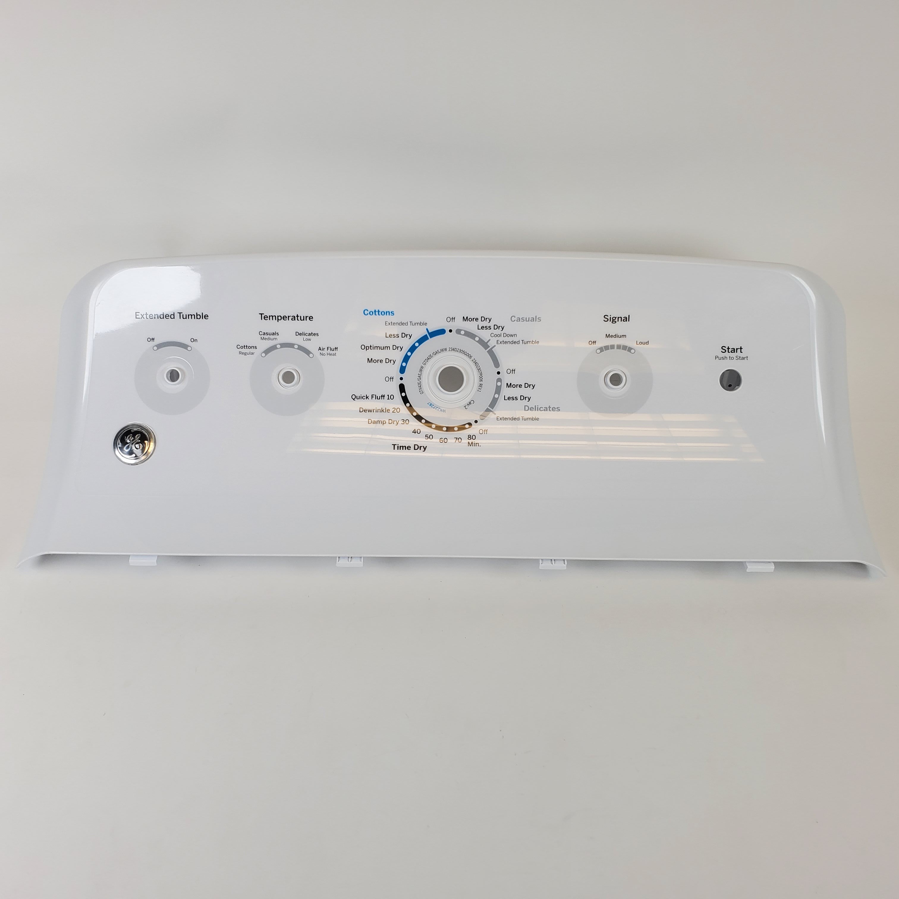 WE03X24547 | Control console | GE | Dryer | Backsplashes / Consoles ...